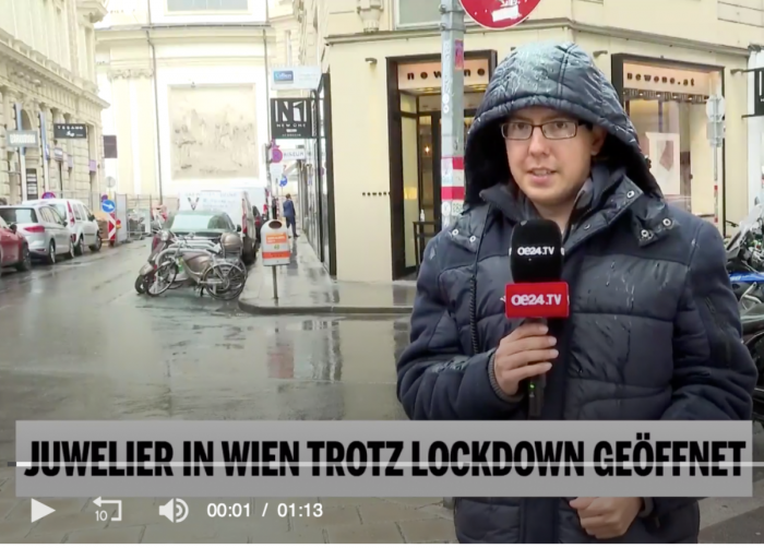 New One in Wien öffnet Shop trotz Lockdown | DerJuwelier.at