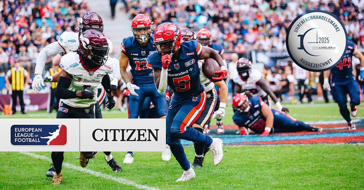 CITIZEN geht mit der European League of Football (ELF) in die Overtime ...
