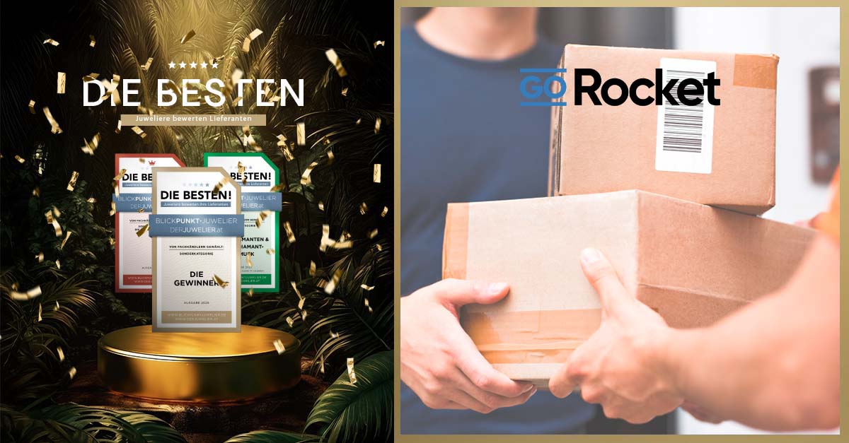 DIE BESTEN 2025: Vertrauen im Wertversand mit GoRocket | DerJuwelier.at